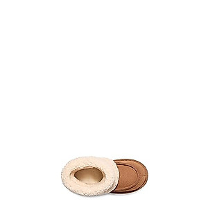 UGG Unisex-Child Ultra Mini Ugg Fluff Boot, Chestnut, 2 Little Kid