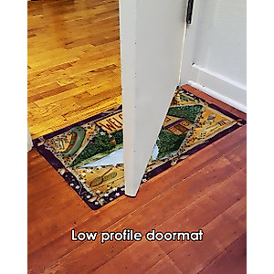 Toland Home Garden 800041 Lakeside Welcome Summer Door Mat 18x30 Inch Fishing Outdoor Doormat for Entryway Indoor Entrance