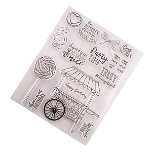 HEALEEP Stamp Sheets Christmas Scrapbook s DIY Scrapbooking Supplies Cling s Clear s Making Supplies Transparent s Postage s Upholstery Supplies Account Finished Chapter Ink Stamps