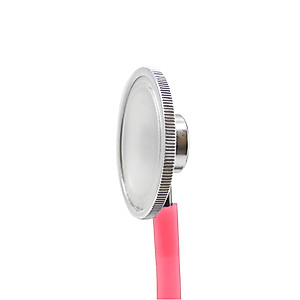 Dixie EMS Single Head Lightweight Stethoscope, Latex Free, for Doctors, Nurses, Students, Medical and Home Use - Pink