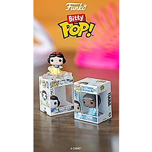 Funko Bitty Pop! Disney Princess Mini Collectible Toys - Cinderella, Snow White, Aurora & Mystery Chase Figure (Styles May Vary) 4-Pack