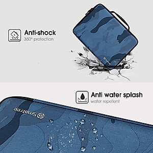 Smatree Hard EVA Laptop Shoulder Bag for 14.2 inch MacBook Pro M4/M3/M2 2024/2023/A2918/A2992/A2779/A2442,13.6 inch MacBook Air 2025/2024/2022/A3313,14 inch MacBook Pro/Air Organizer Bag(Navy Blue)