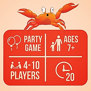 You've Got Crabs by Exploding Kittens - A Card Game Filled with Crustaceans and Secrets - Family-Friendly Party Games For Adults, Teens & Kids