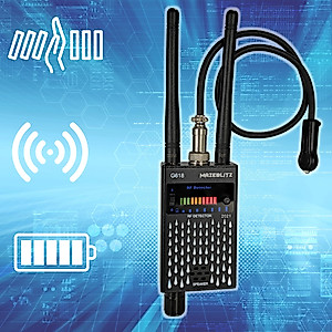 Hidden Camera Bug Detector Upgraded 2022 Newest Anti Spy Detector with LCD, RF Signal Wireless GPS car Tracker Eavesdropping Device Finder with Extra AI Function, GSM,MAZEBLITZ