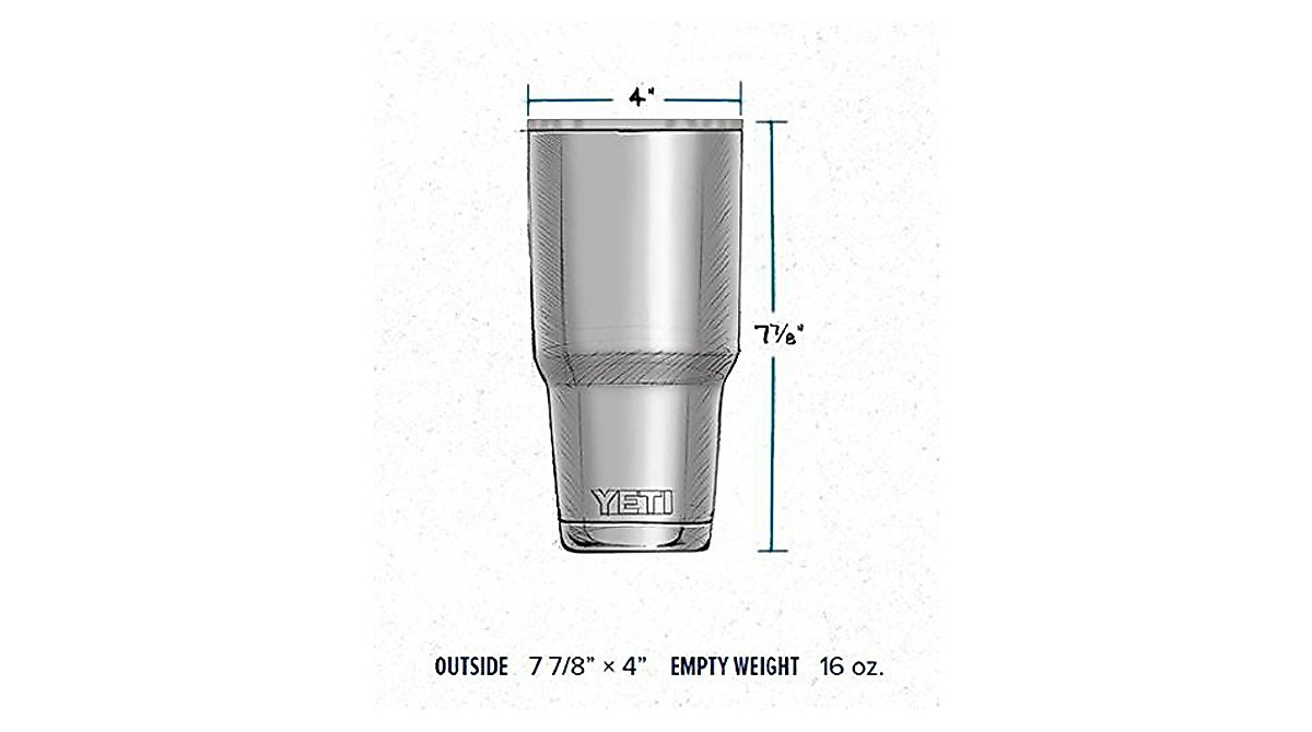 YETI Rambler 30 oz Stainless Steel Tumbler - Insulated & Durable