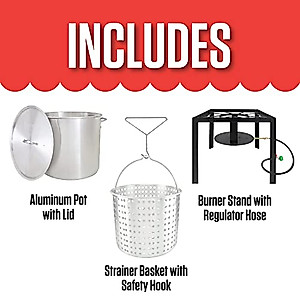 Zatarain's Crawfish Cooker Seafood Boiler Kit, 80 Quart