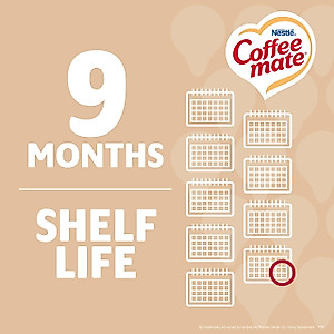 Nestle Coffee mate Coffee Creamer, Original, Liquid Creamer Singles, Non Dairy, No Refrigeration, Box of 180