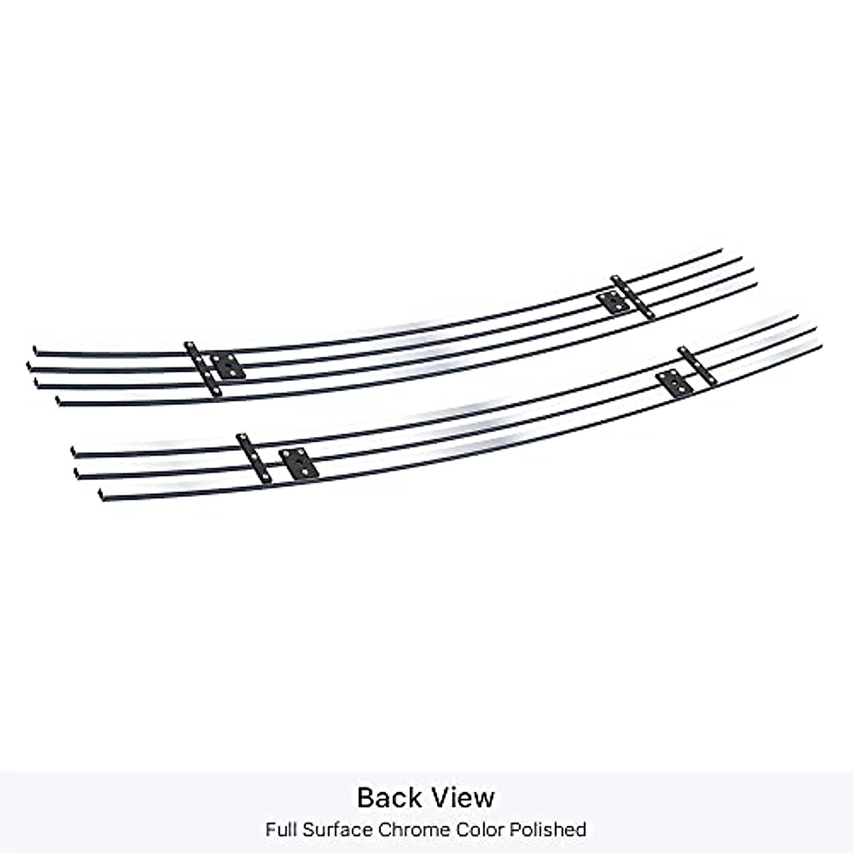 APS Compatible with Chevy Blazer 1998-2005 & S-10 Criss Cross 98-04 Main Stainless Steel Polished Chrome 8X6 Billet Grille Grill Insert C65705A