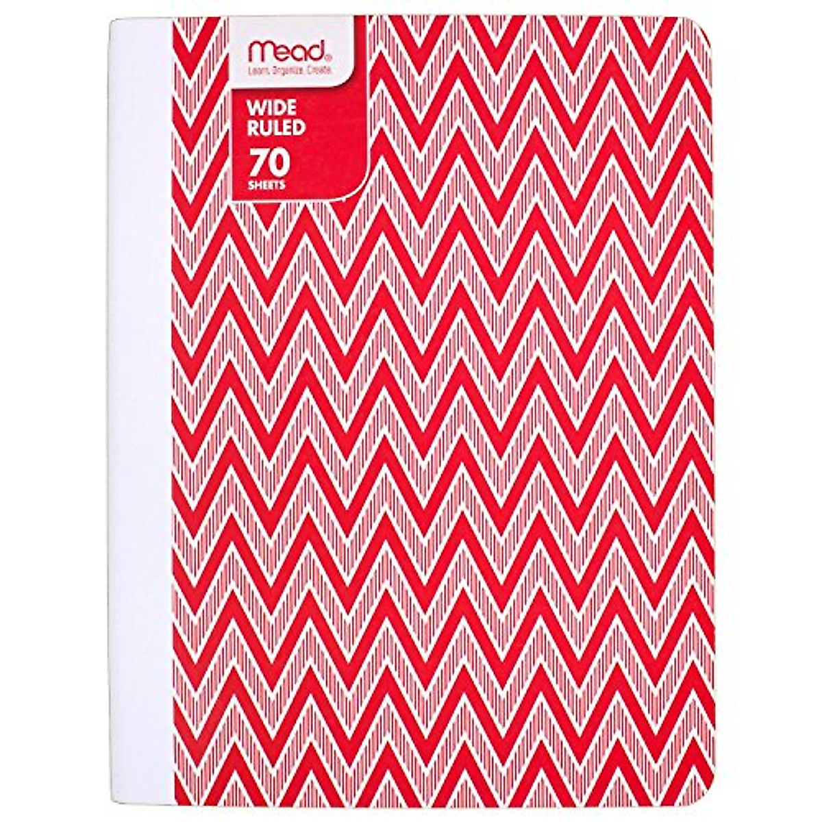 Mead Composition Book, Notebook, Wide Ruled Paper, 70 Sheets, Fashion, Design Selected For You, 1 Count (09358)