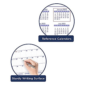 AT-A-GLANCE 2023 Wall Calendar, 8" x 11", Small, Monthly, Repositionable, Adhesive Backing (PM09RP28)