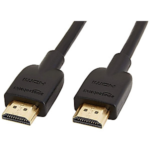 Amazon Basics High-Speed HDMI Cable (18 Gbps, 4K/60Hz) - 6 Feet, Black