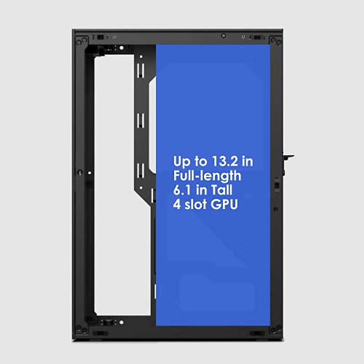 SSUPD Meshlicious Mini-ITX Small Form Factor (SFF) Case - One Tempered Glass Side Panel & One Mesh Side Panel with PCIe 3.0 Riser Cable -Tool-Free and Easy Accessibility (Black)