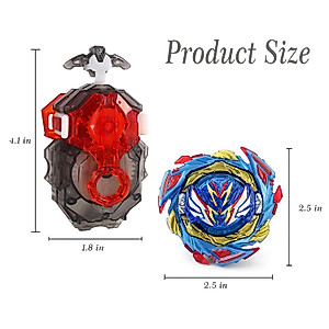 Battling Tops Burst Battle B-187 Savior Valkyrie.Sh-7 Gyro Toys for Kids with B-184 Custom Bey Launcher