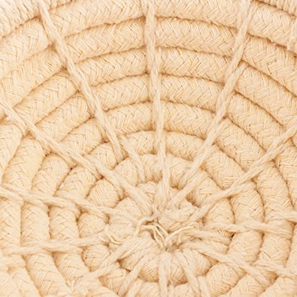 DQITJ Bird Breeding Nest Canary Finch Parrot Weave Cotton Rope Nest Cage Perch Hatching House (5.2 inch)