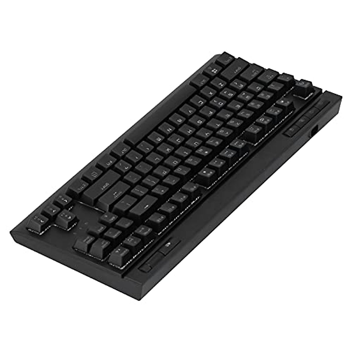 Portable RGB Gaming Mechanical Keyboard,Rainbow LED Backlit Keyboard,Wired Gaming Keyboard,N‑Key Rollover Suspension Keycap,87 Keys RGB Gaming Keyboard for PC Computer Gamer