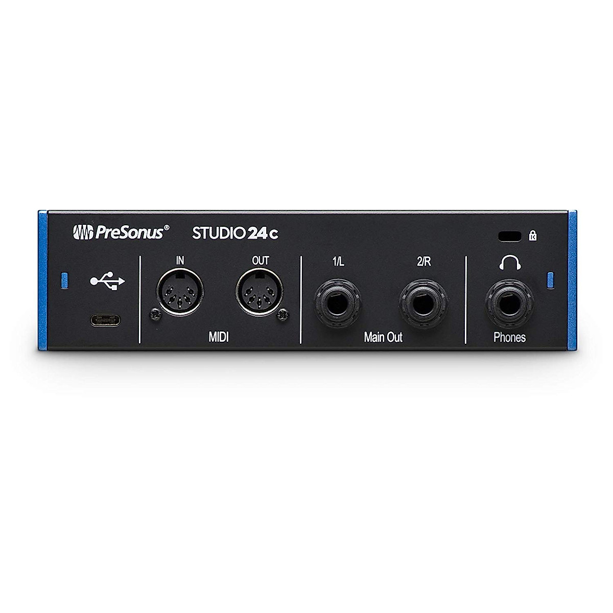 PreSonus Studio 24c 2x2 USB Type-C Audio/MIDI Interface Studio Bundle with Studio One Artist Software Pack