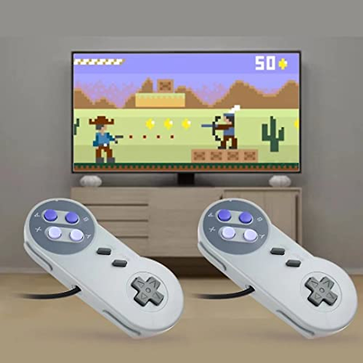 GRABOTE 2 Packs USB Controller For SNES/NES Classic for PC/Windows/iOS/Android