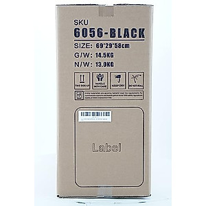 T-THREE.Gaming Chair Office Chair Computer Chair Video Gaming Chair with Lumbar and Back Support, Racing Style PU Leather, Height Adjustable, 360° Swivel with Adults, Women, Men,Teens and Kids Black