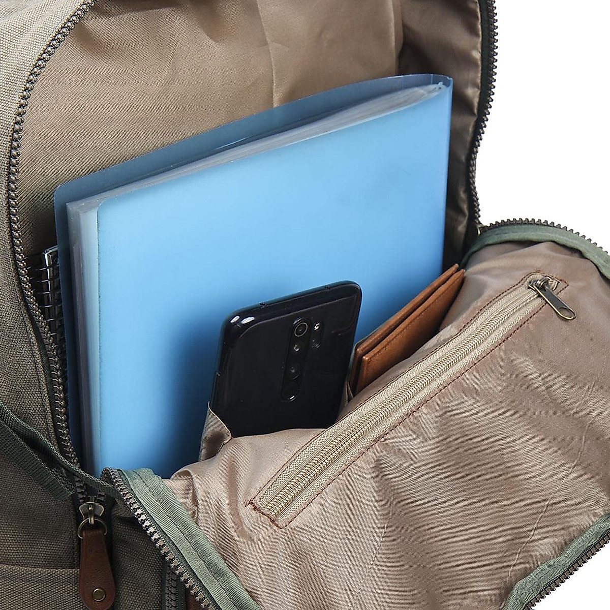 CERDÁ LIFE'S LITTLE MOMENTS Men's Travel Backpacks, Grey, Verde