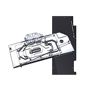 Bykski Full Coverage GPU Water Block and Backplate for MSI RTX 3090 Ventus (N-MS3090VES-X-V2)