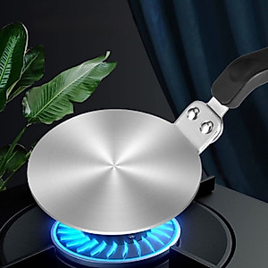 Heat Diffuser Plate for Gas Stove, Diffuser Plate Induction Cooktop Aapter Plate, Simmer Induction Converter Plate for Moka Pot Cookware Acessoriess 5inch