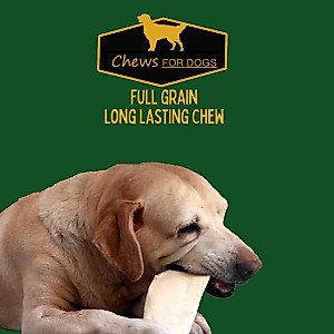Chews for Dogs Premium Rawhide Chips – Natural Long-Lasting Treats (4 Pounds)