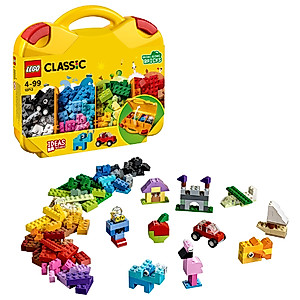 LEGO Classic Creative Suitcase 10713 - includes Sorting Storage Organizer Case with Fun Colorful Building Bricks, Preschool Learning Toy for Kids, Boys and Girls Ages 4 Years Old and Up