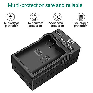 EN-EL15 EN EL15a Battery Charger, LP Charger Compatible with Nikon D7500, D7200, D7100, D7000, D850, D750, D500, D810a, D810, D800e, D800, D610, D600 & More