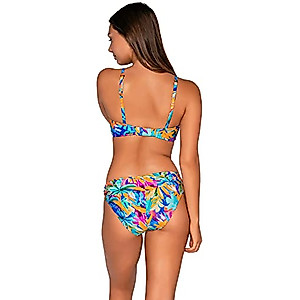 Sunsets Crossroads Underwire Women's Swimsuit Bikini Top with Unpadded Cups, Alegria, 34D