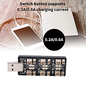 Battery Charger Module, USB to 3.7V Battery Charger Charging Accessory Supporting 0.2A/0.6A for Lithium Li-ion Battery for Lithium Battery Charging