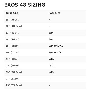 Osprey Men's Exos Backpack, Multi, L/XL