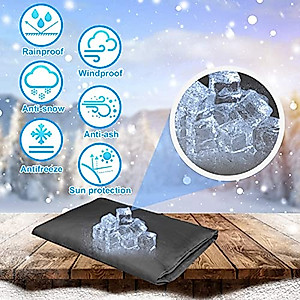Outdoor Faucet Covers for Winter, 2 PCS 6"Wx 9"H Reusable Outside Faucet Insulated Cover Socks, Freeze Protection Garden Hose Cover Socks for Wall Taps Outside