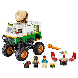 LEGO Creator 3in1 Monster Burger Truck 31104 Building Kit, Cool Buildable Toy for Kids (499 Pieces)