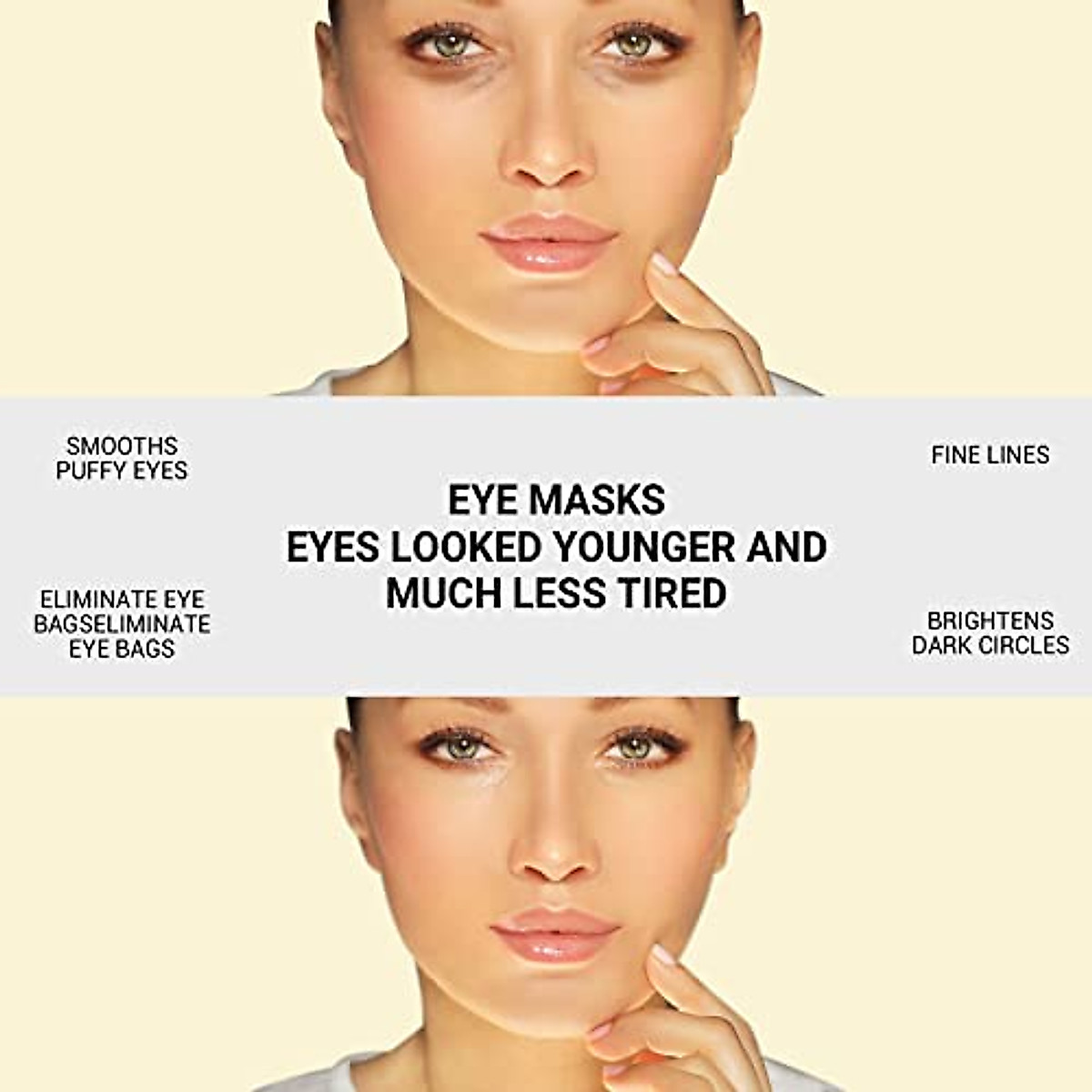 Xhoon 24K Gold Under Eye Patches - 40 PCS Under Eye Mask Amino Acid & Collagen, Under Eye Mask for Face Care, Eye Masks for Dark Circles and Puffiness, Under Eye Masks for Beauty & Personal Care