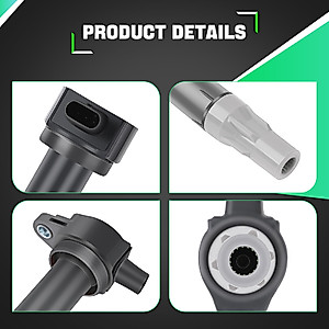 Set of 6 Ignition Coil Pack Compatible with 2006-2010 Dodge Charger Nitro Magnum Grand Caravan & Chrysler 300 Sebring Pacifica Town & Country 2.7L 3.5L 4.0L V6 - Replace# 4606869AA 4606869AB UF502