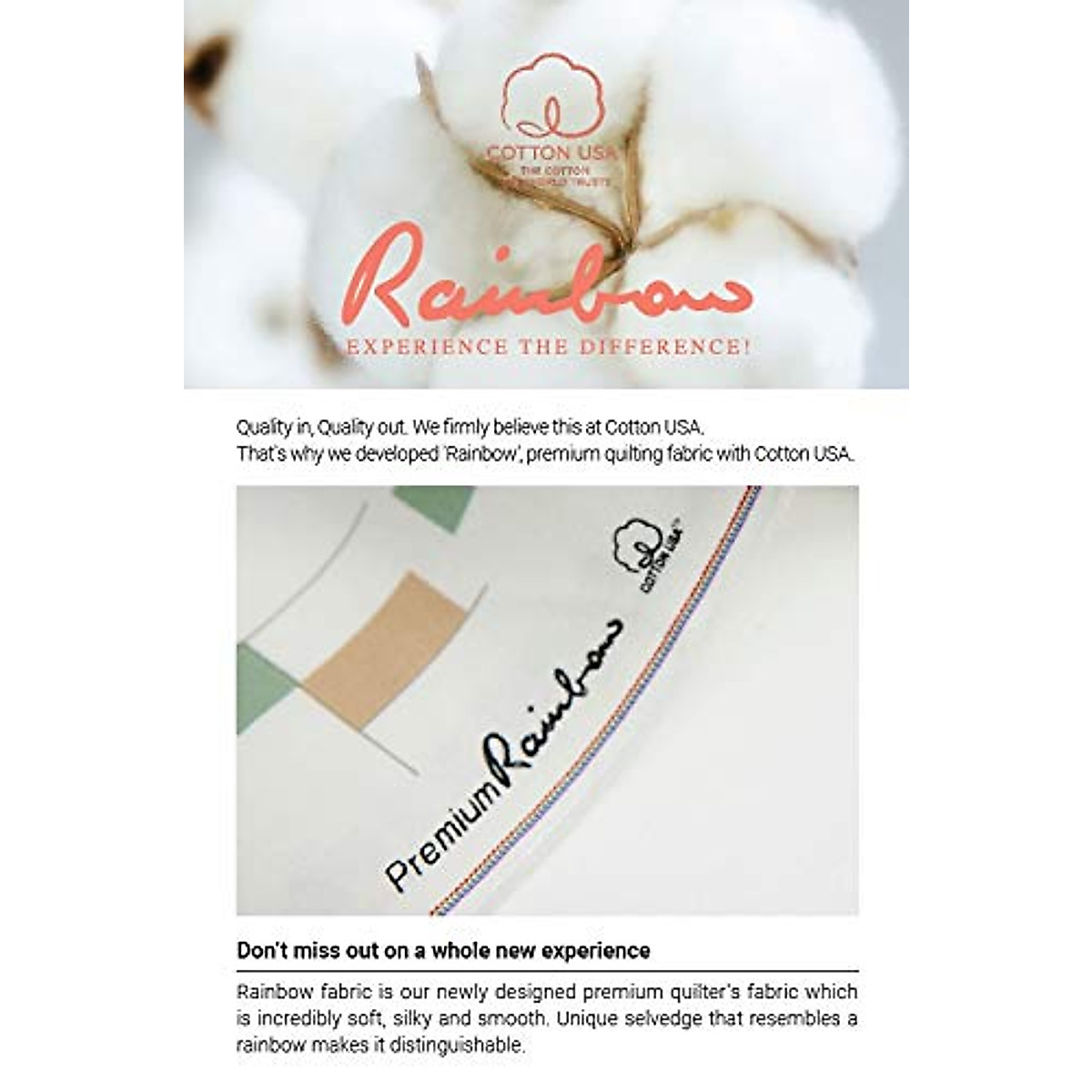 COTTONVILL Collection Bloom 20COUNT Cotton Print Quilting Fabric (1yard, 01-Bloom Main-1)