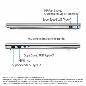 HP Business Laptop, 17.3" HD Touchscreen, AMD Ryzen 5-5500U, Windows 11 Pro, 16GB RAM, 512GB SSD+1TB HDD, HDMI, Wi-Fi, Numeric Keypad, Webcam, Type-C, Full-Size Keyboard, Long Battery Life, Durlyfish