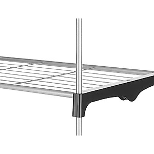 QJLSOE4-Tier Storage Cabinet, Black, YST-020