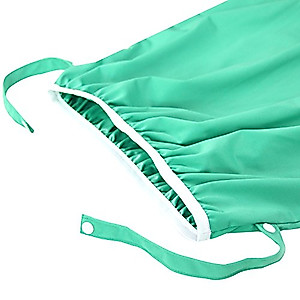 wegreeco Reusable Diaper Pail Liner for Cloth Diaper,Laundry,Kitchen Garbage Cans(2 Pack, Jade, Camellia)