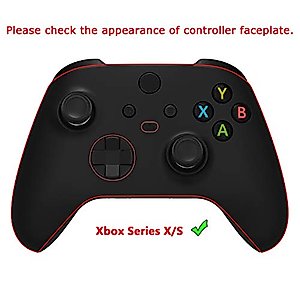 eXtremeRate Clear Atomic Purple Controller Full Set Housing Shell Case w/Buttons for Xbox Series X/S, Custom Replacement Side Rails Front Back Plate Cover for Xbox Series S & Xbox Series X Controller