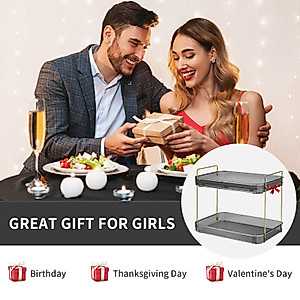 Seoneiro Whiskey Tray, Glass Cup Rack, Mug Holder, Coffee Cup Organizer, Bathroom Countertop Organizer Organizer with Drain Board Wine Glass Decorative Organizer, Food Tray, Kitchen Spice Rack