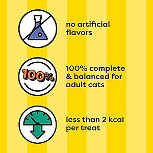 Temptations Indoor Care Crunchy and Soft Cat Treats, Chicken Flavor, 2.1 oz. Pouch (Pack of 12)