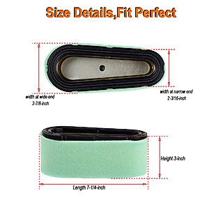 HIFROM 496894 Air Filter 272403S Pre Filter with Spark Plug Replacement for 12.5-17 HP Engines Replace 496894S 493909