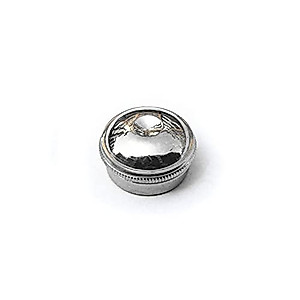 Jiayouy Silver Plated Flute Head Crown Headjoint Screw Cap Flute Repair Parts Instrument Accessory