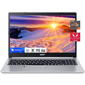 Acer 2023 Aspire 5 15, 15.6" FHD Slim Laptop, AMD Ryzen 7 5700U 8Cores Processor (Beats i7-1165G7), 16GB RAM 1TB SSD, Radeon RX Vega 8 Graphics, Backlit KB, Fingerprint , Win 11 +CUE Accessories