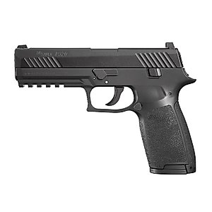 SIG SAUER P320 CO2 Semi-Auto Chambered in .177 Caliber, 12 Gram, 30 Round Blowback Next-Generation Pellet Gun Air Pistol, Black