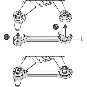 F'wode FPV Drone Arm Bracers Accessories for DJI FPV Drone Accessories 1 Pairs