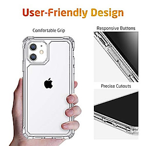 ESR for iPhone 11 Phone Case, iPhone 11 Case Clear, Military-Grade Protection, Shock-Absorbing Corners, Scratch- and Yellowing-Resistant Hard Back, Phone Case for iPhone 11, Air Armor Case, Clear