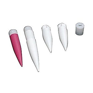 Estes Rockets 3162 NC-50 Nose Cone, for Model Rockets (5 Pack), Brown/A