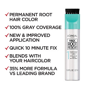 L’Oréal Paris Magic Root Permanent Hair Color, 10 Minute Hair Dye Kit to Rescue Roots with 100% Gray Hair Coverage, 9 Light Blonde, 2 Pack (Packaging May Vary)